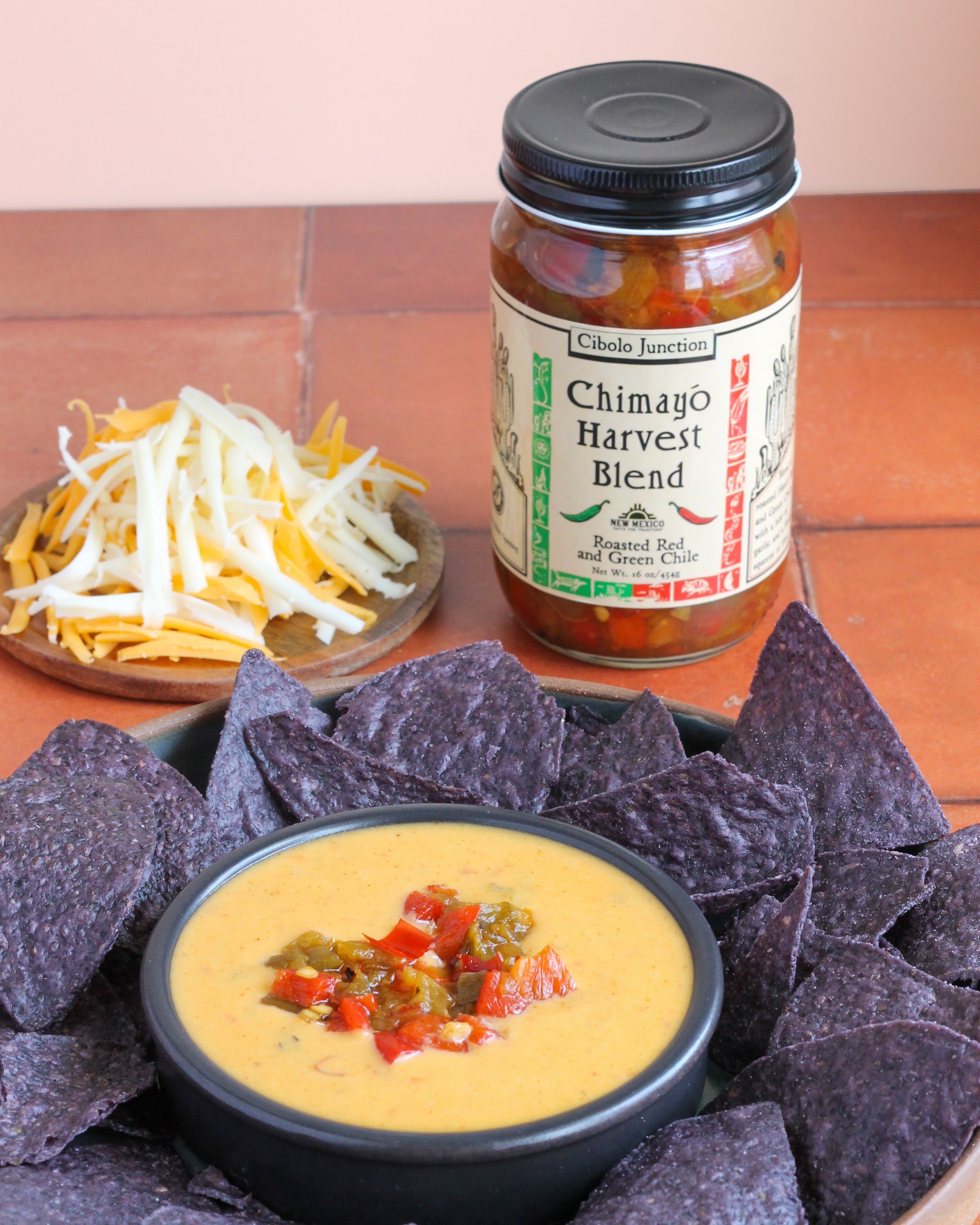 Red & Green Chile con Queso – Cibolo Junction Salsa