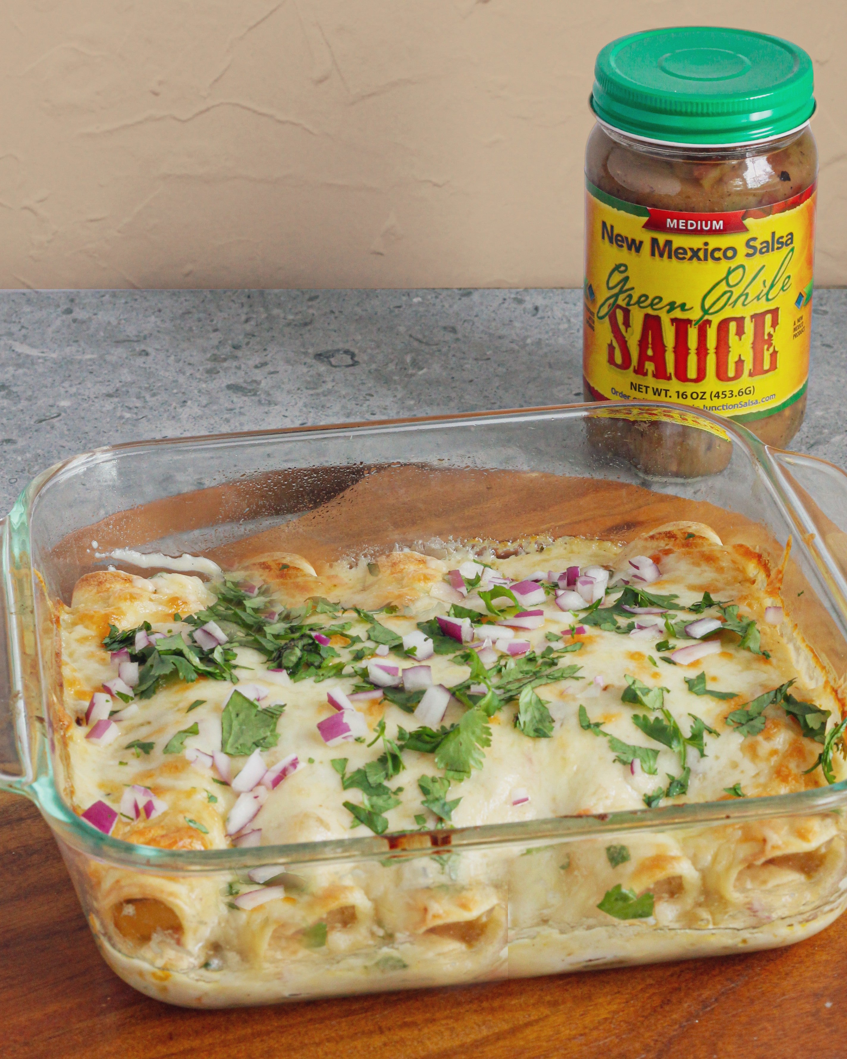 Creamy Hatch Chile Seafood Enchiladas – Cibolo Junction Salsa